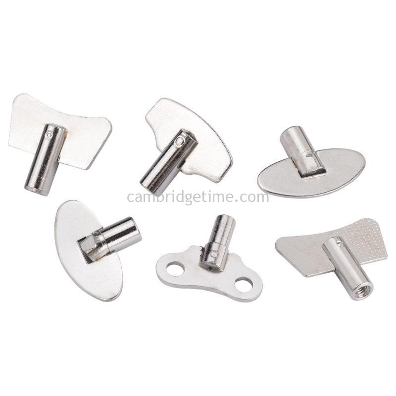 Assortment of 100 Nickelled Keys for Alarm Clock – Cambridge Time Spares