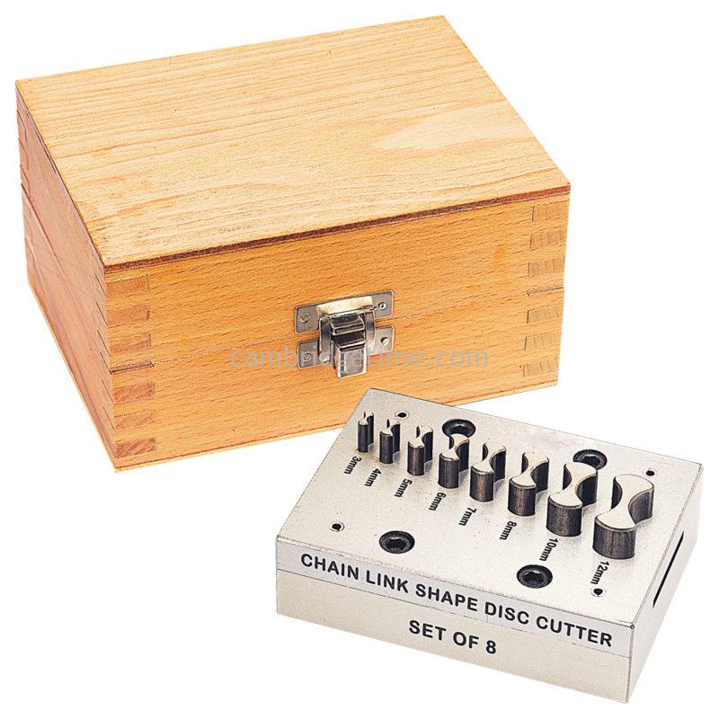 Chain Link Disc Cutter Set of 8 in a Wood Box – Cambridge Time Spares