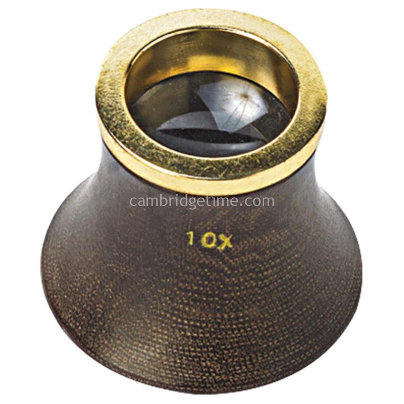 Eye Loupe Wooden with Shining Gold Bezel – Cambridge Time Spares