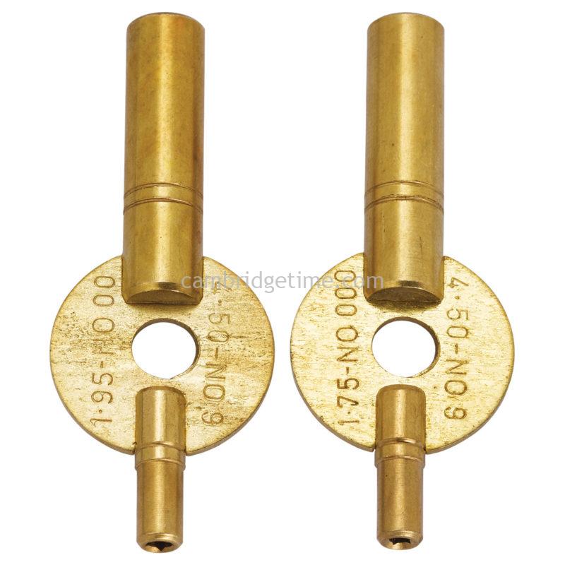 Brass Keys for Carriage Clock – Cambridge Time Spares