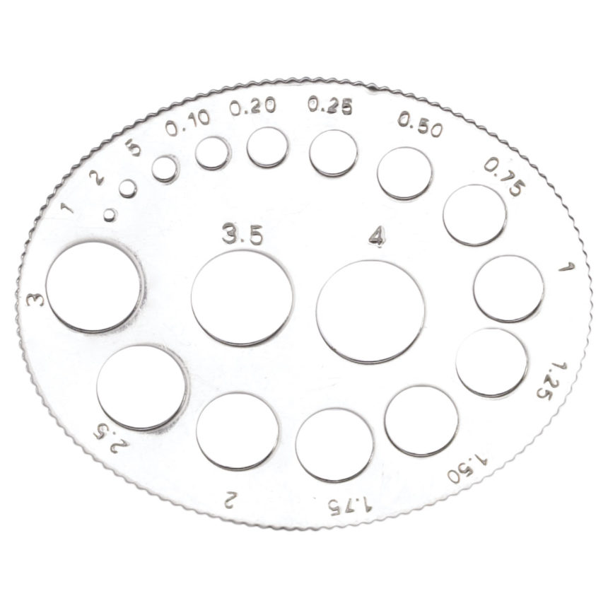 Oval Gauge for Stones – Cambridge Time Spares