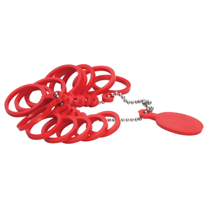 Plastic Finger Size with 15 Rings – Cambridge Time Spares