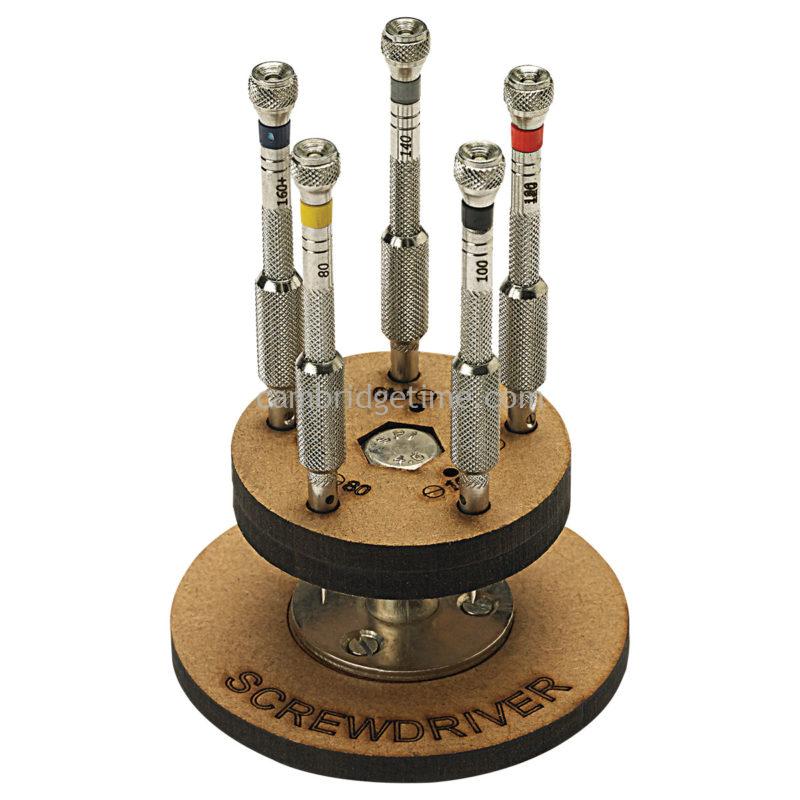 Premium Screw Driver with Barrel Grips on Wood Swivel Stand – Cambridge ...