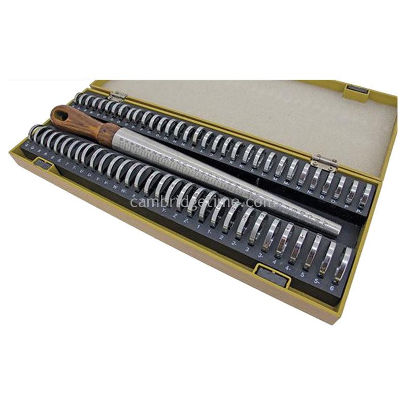 Ring Gauge Kit British Standard Full Sizes A-Z, 1-6 in a Plastic Box ...