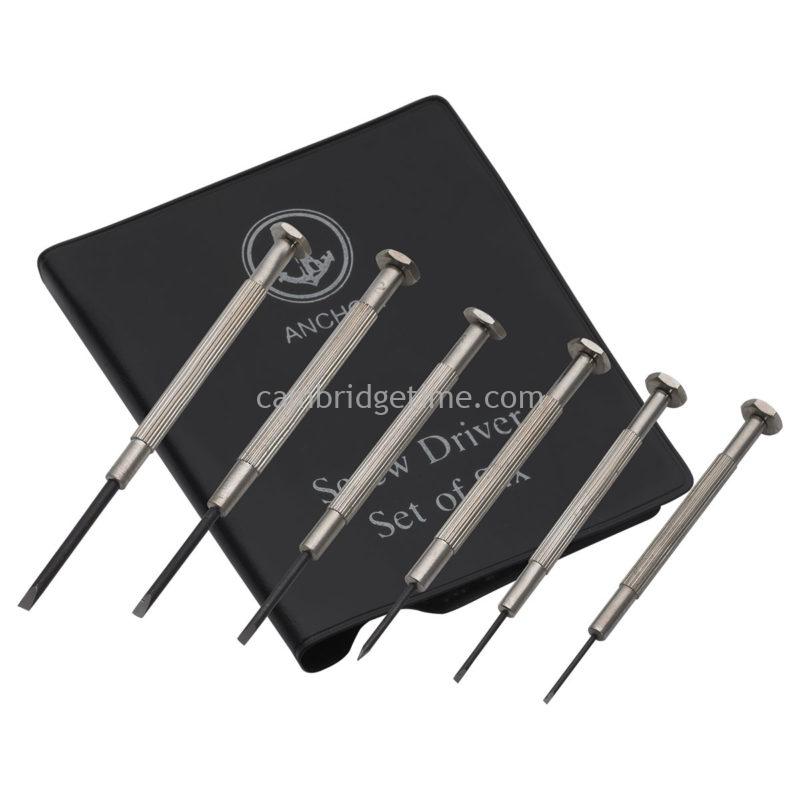 Screw Driver Set of 6 in Plastic Pouch – Cambridge Time Spares