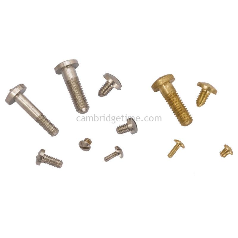 Screws Brass or Nickelled – Cambridge Time Spares