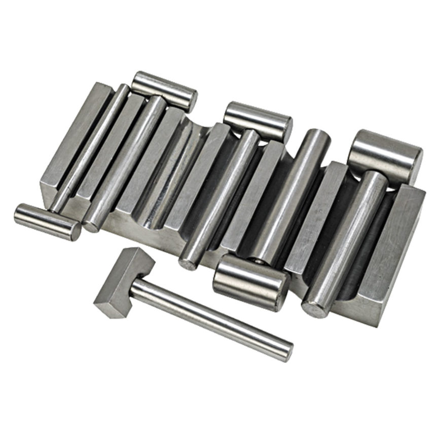 Steel “U” Channel Block Plus Hammer Set – Cambridge Time Spares