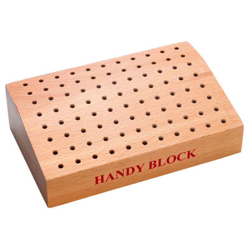 Wooden Block with 88 Holes – Cambridge Time Spares